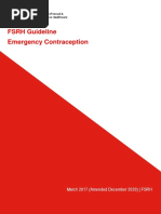 FSRH Guideline - Contraception For Women Aged Over 40 Years | PDF ...