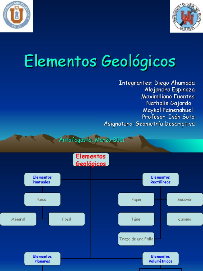 Elementos Geologicos | PDF | Estrato | Túnel