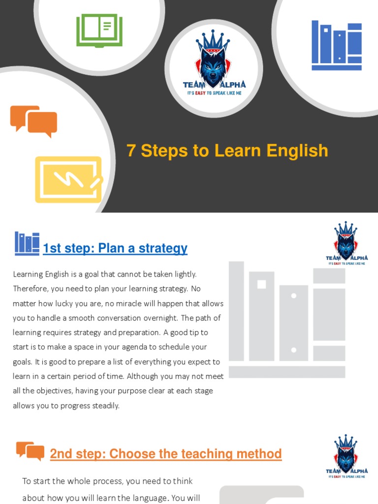 7 Steps To Learn English | PDF | English Language | Vocabulary