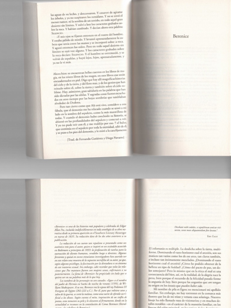 Berenice, Edgar Allan Poe | PDF