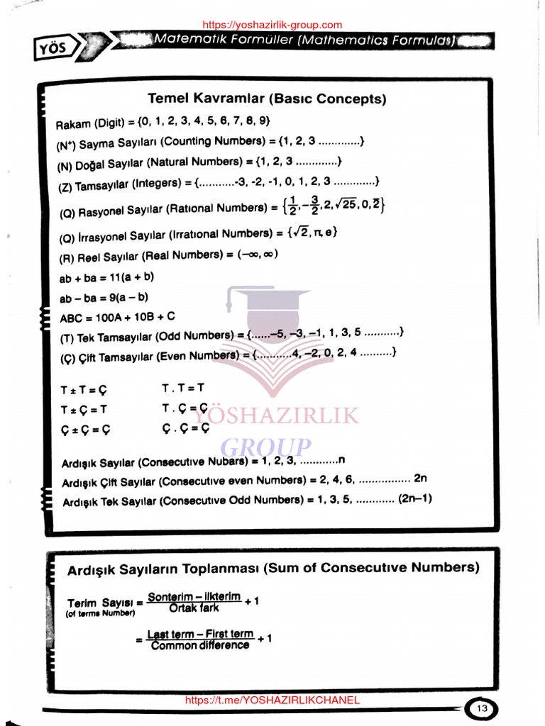 Tasari Mat Geo Formulleri | PDF | Entertainment (General)