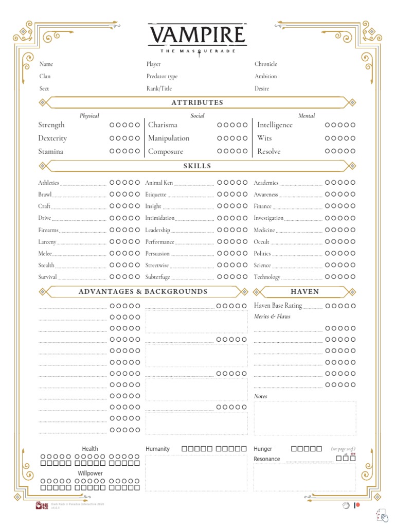 4 Page VTM Sheet | PDF