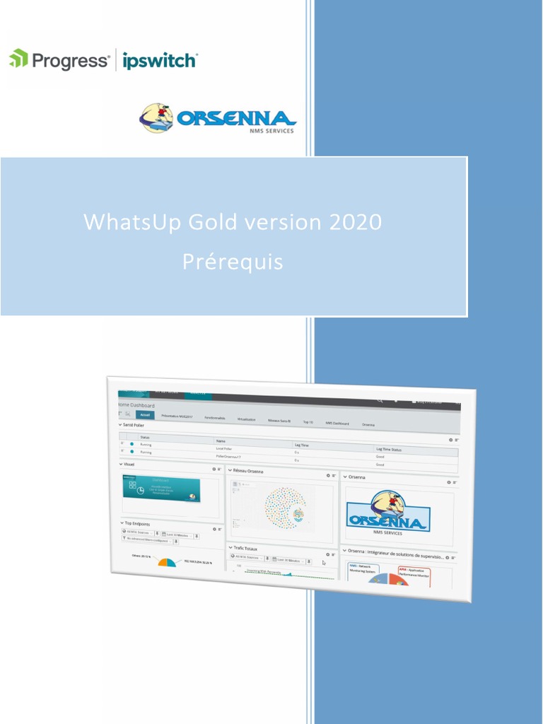 Prérequis WhatsUp Gold 2020 : Logiciel et Matériel | PDF | VMware ...