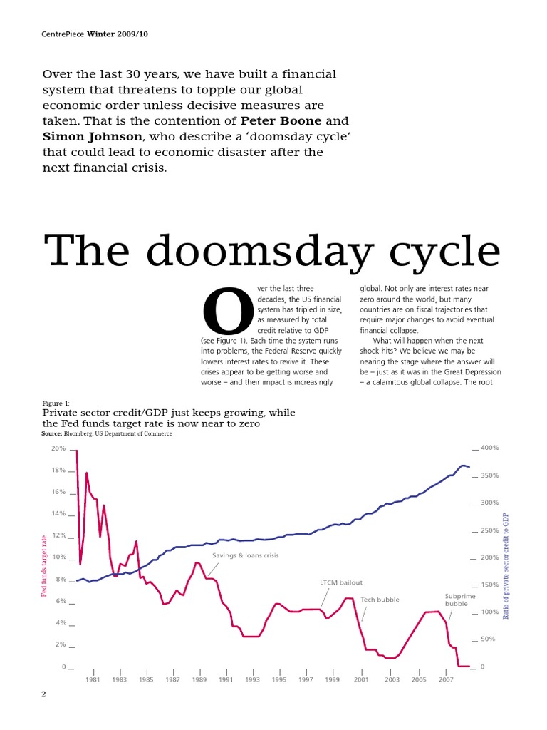 Doomsday Cycle | PDF | Bailout | Federal Reserve