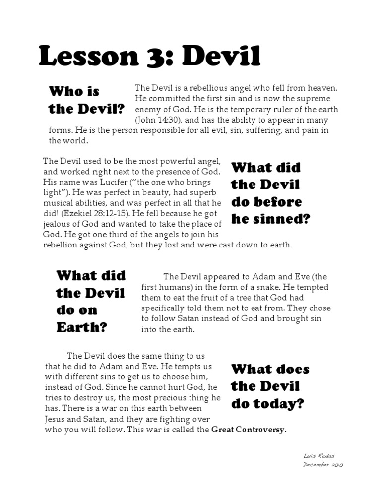 Devil | PDF