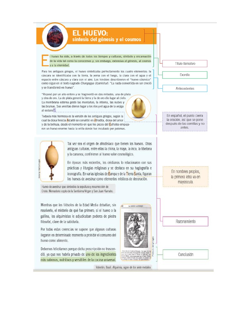 Lectura El Huevo | PDF