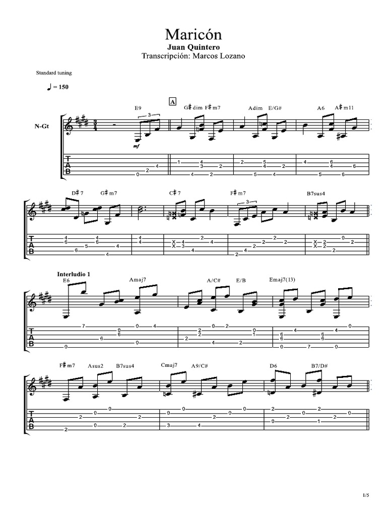 Aca Seca Trio - Maricón | PDF