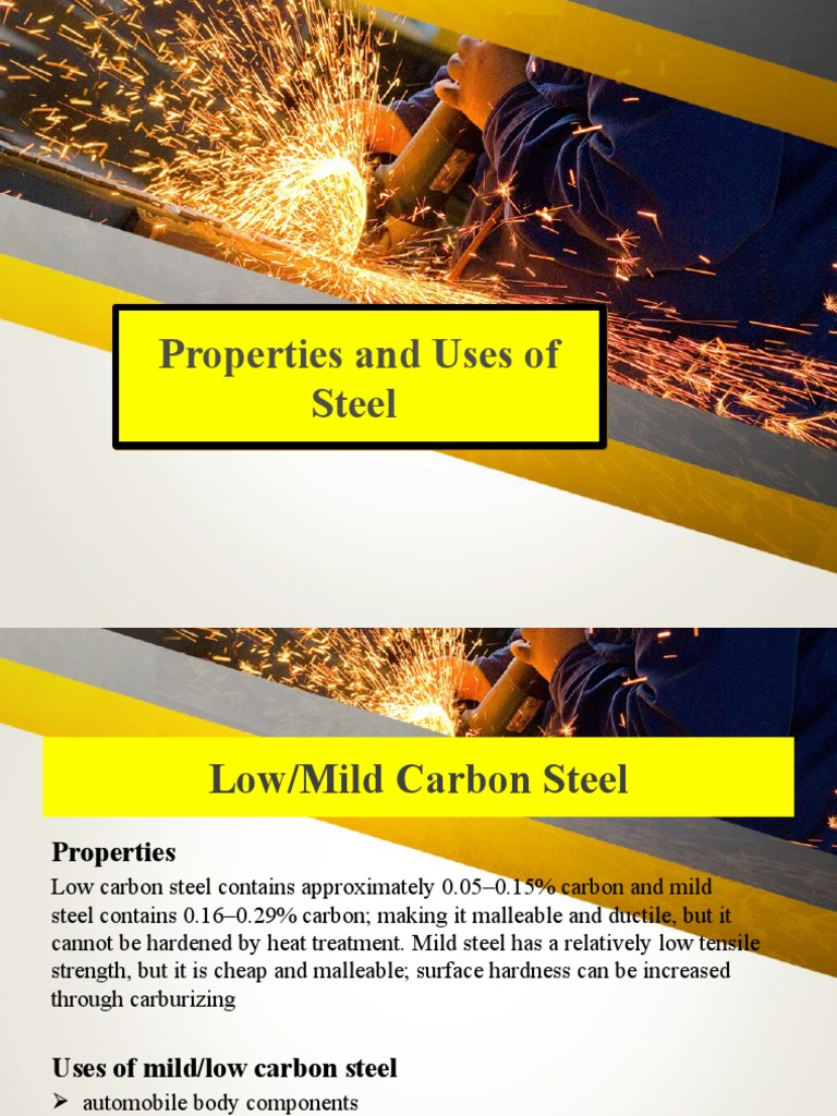 PowerPoint Presentation Classification of Steel | PDF | Steel | Heat ...