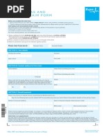 Bupa Global Claim Form | PDF | Payments | Service Industries