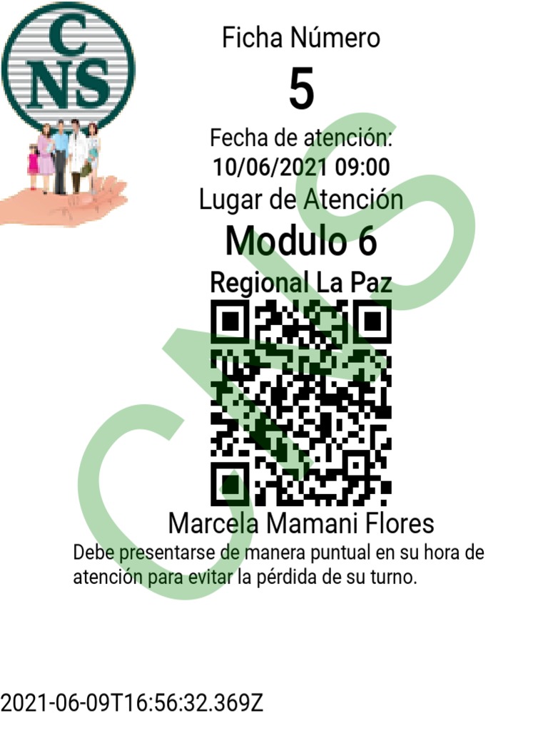 Modulo 6: Fecha de Atención: 10/06/2021 09:00 | PDF
