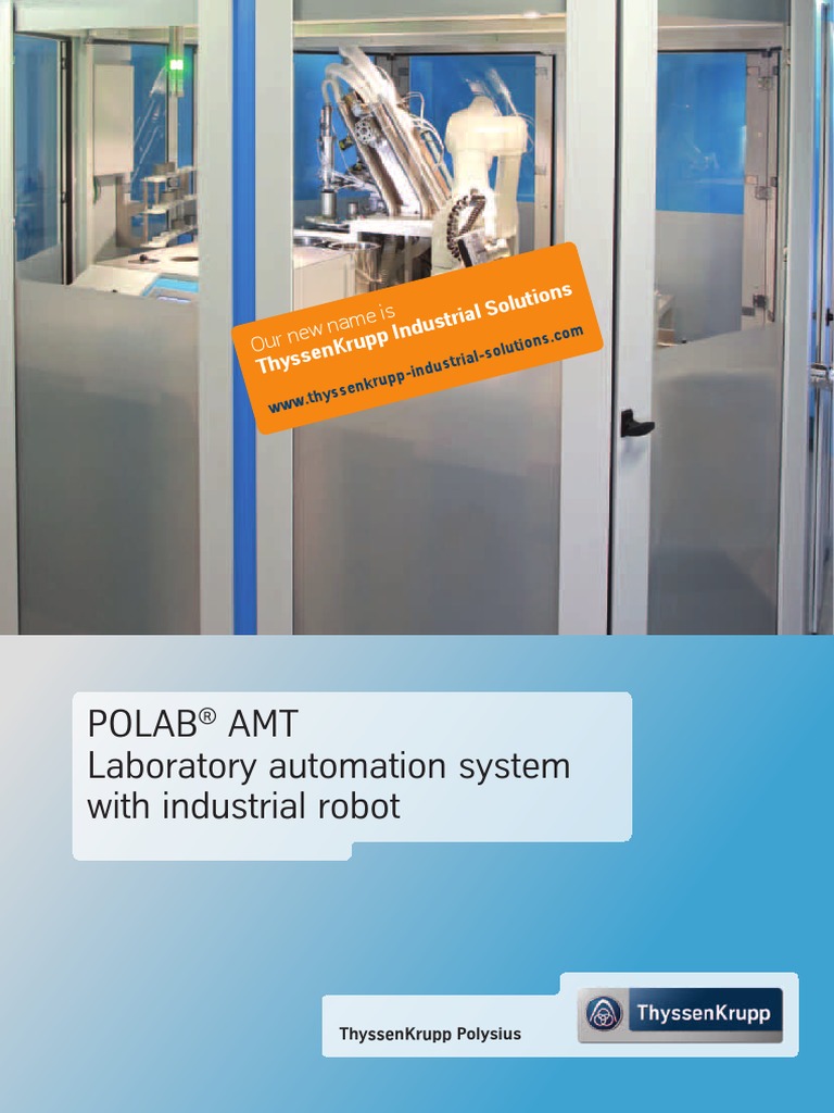 Polab AMT Laboratory Automation System With Industrial Robot | PDF ...
