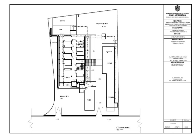 Puskesmas Sukorejo 2-Site Plan | PDF
