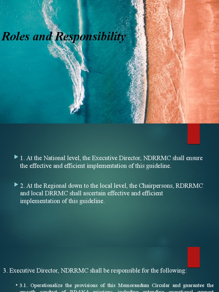 Roles and Responsibility of RDANA | PDF