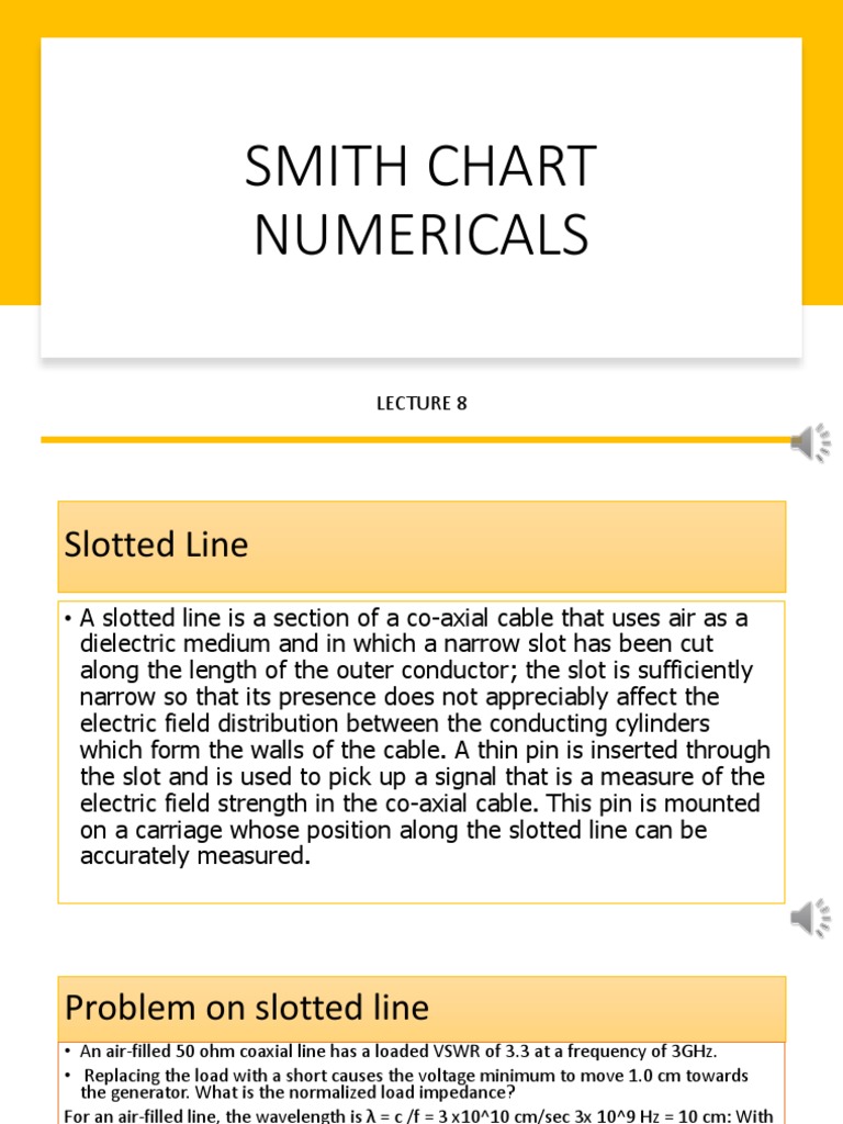 Analysis of a Slotted Line Measurement to Determine Normalized Load ...