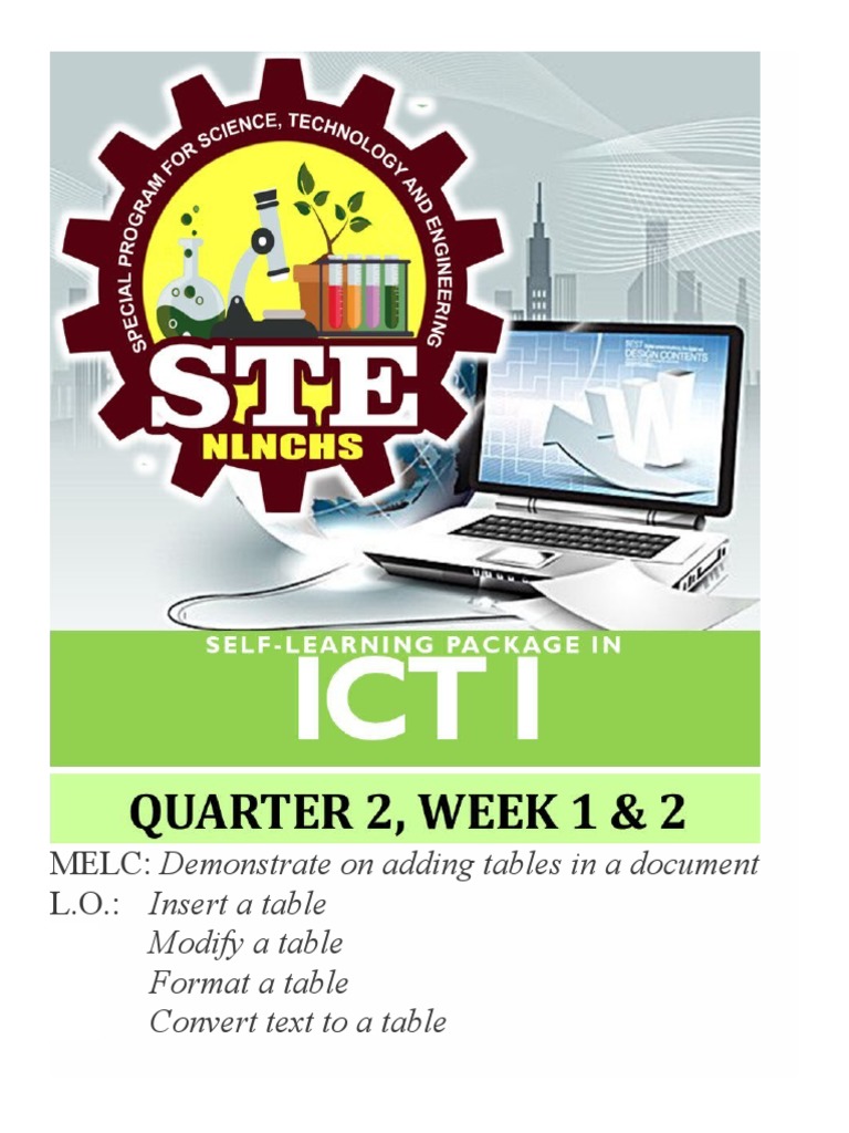 Modify A Table Format A Table Convert Text To A Table | PDF | Cursor ...