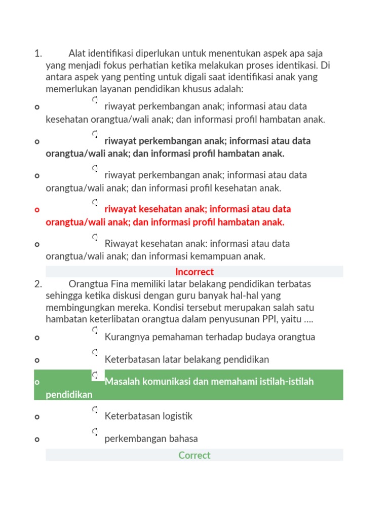 Alat Identifikasi Diperlukan Untuk Menentukan Aspek Apa Saja Yang ...