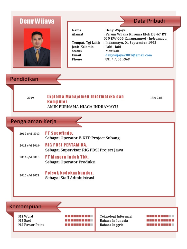 CV Terbaru | PDF