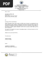Request Letter For Transpo | PDF