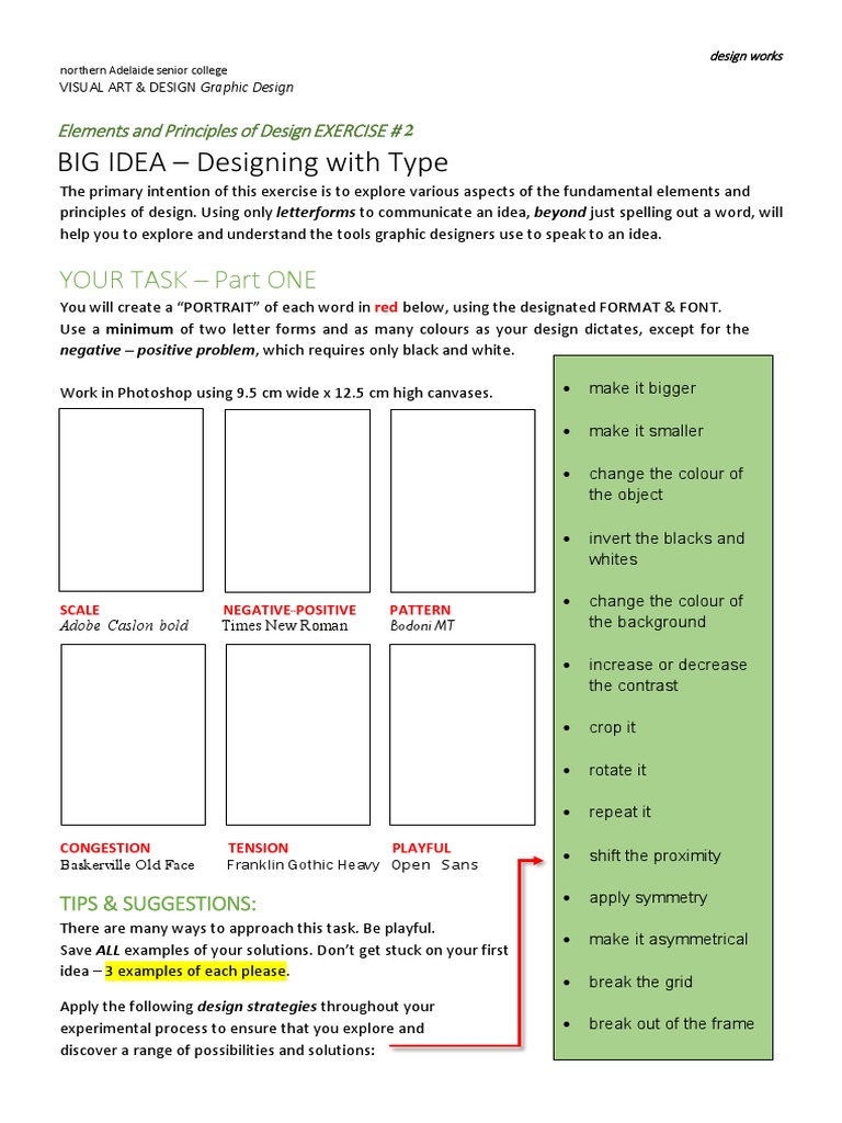 Designing With Type | PDF | Graphic Design | Design