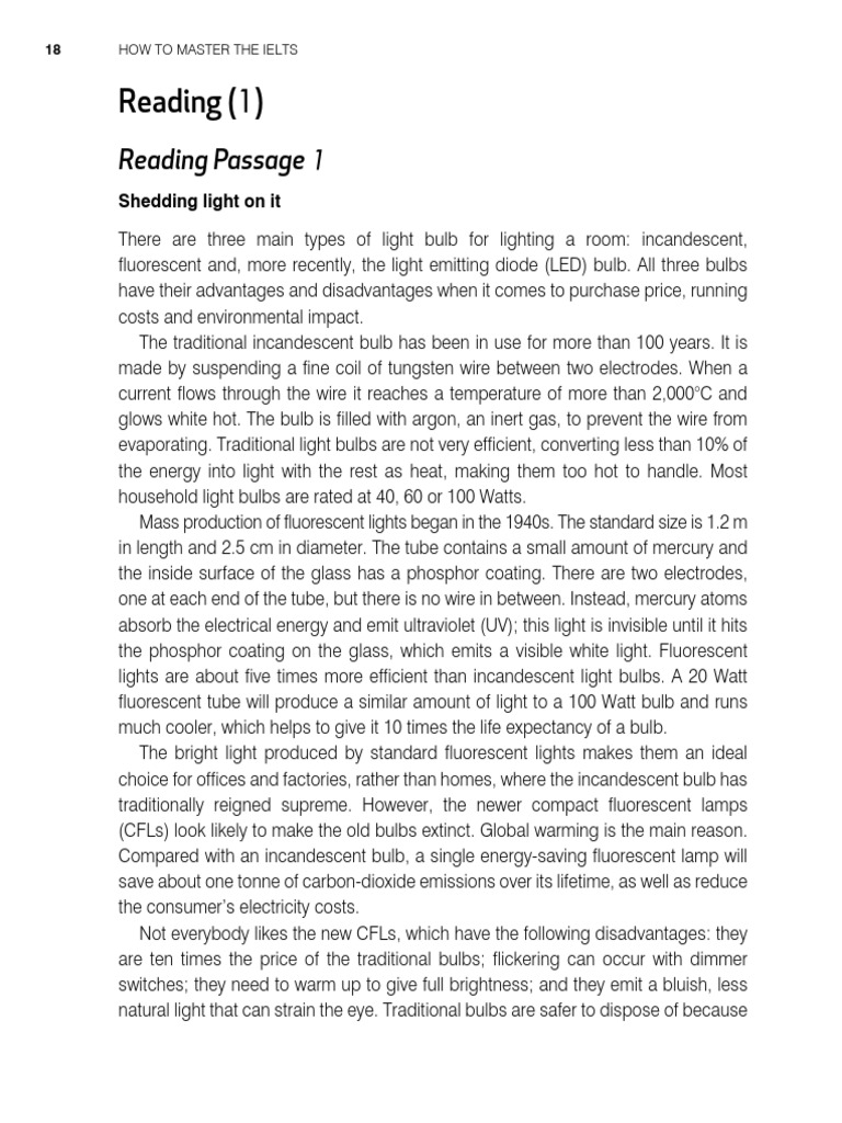 Handout 2 | PDF | Compact Fluorescent Lamp | Incandescent Light Bulb
