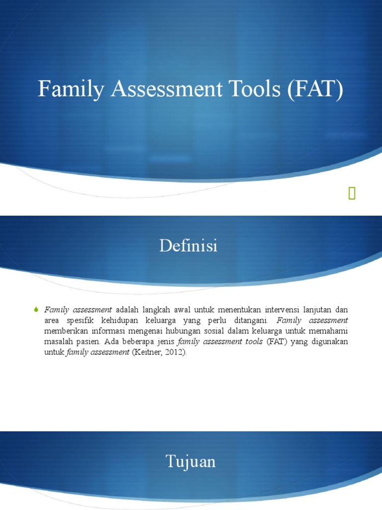 Family Assessment Tools and Live Family Oriented Question | PDF