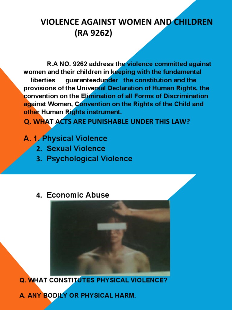 Ra 9262 Vawc | PDF | Violence | Domestic Violence