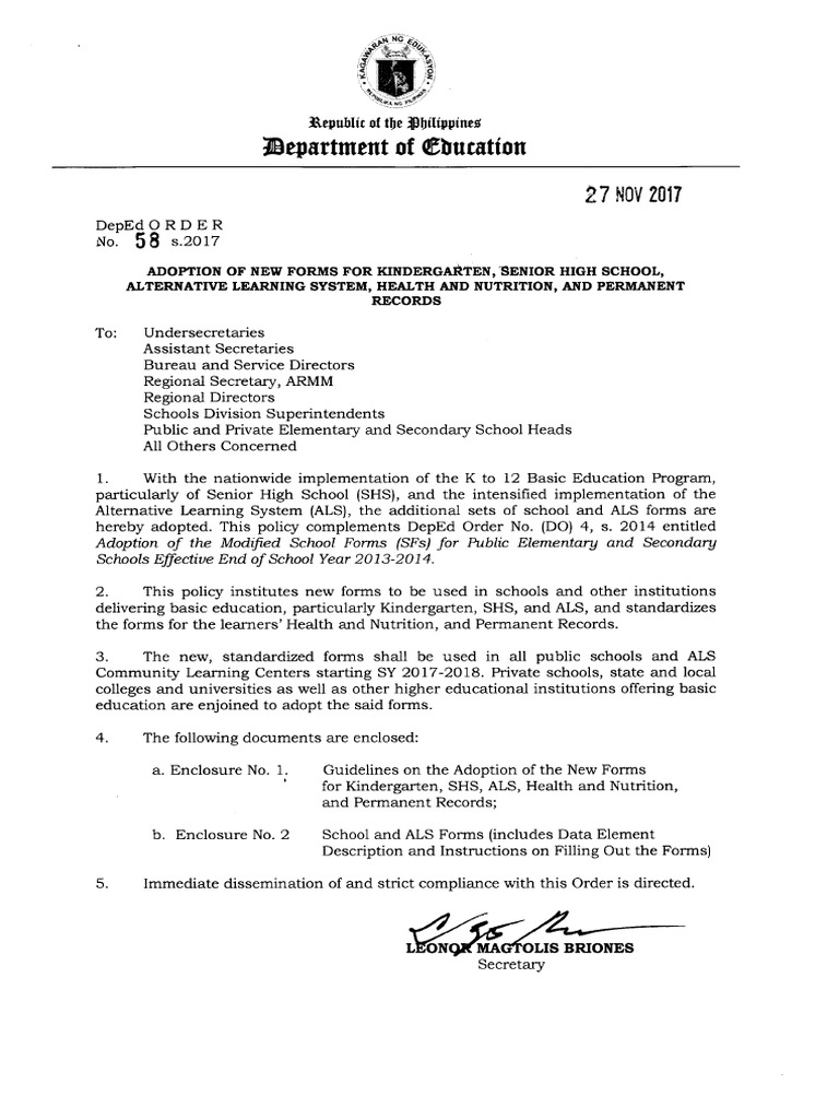 DO - s2017 - 058 New School Forms | PDF