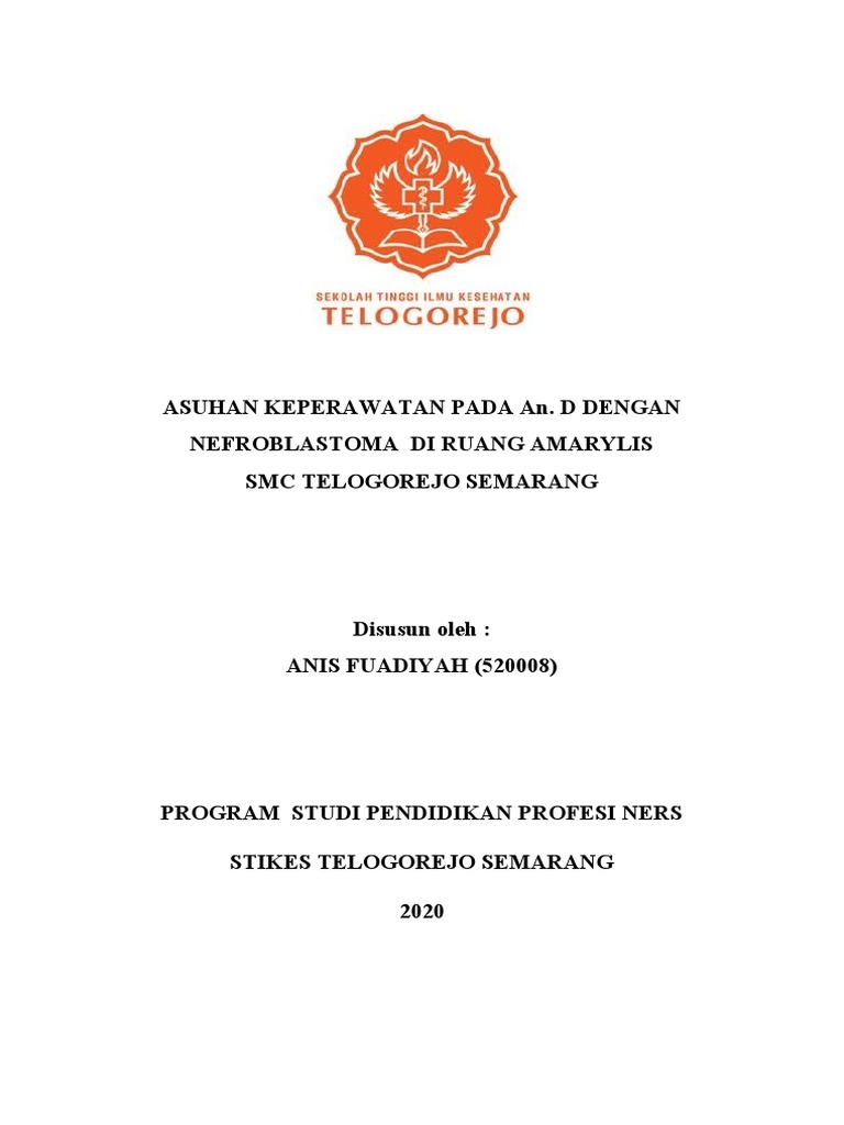 Asuhan Keperawatan Nefroblastoma Anak | PDF