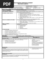 Deped Standard Table of Specification Format | PDF | Human ...