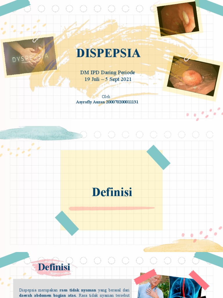 Dispepsia - Diagnosis Dan Terapi | PDF