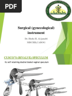 Cesarean Section Surgical Instruments | PDF | Vagina | Surgical Suture