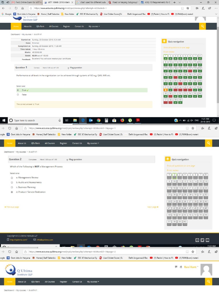 IATF Exam MACE | PDF