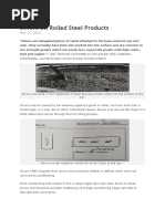 Billet Defects | PDF | Casting (Metalworking) | Rolling (Metalworking)