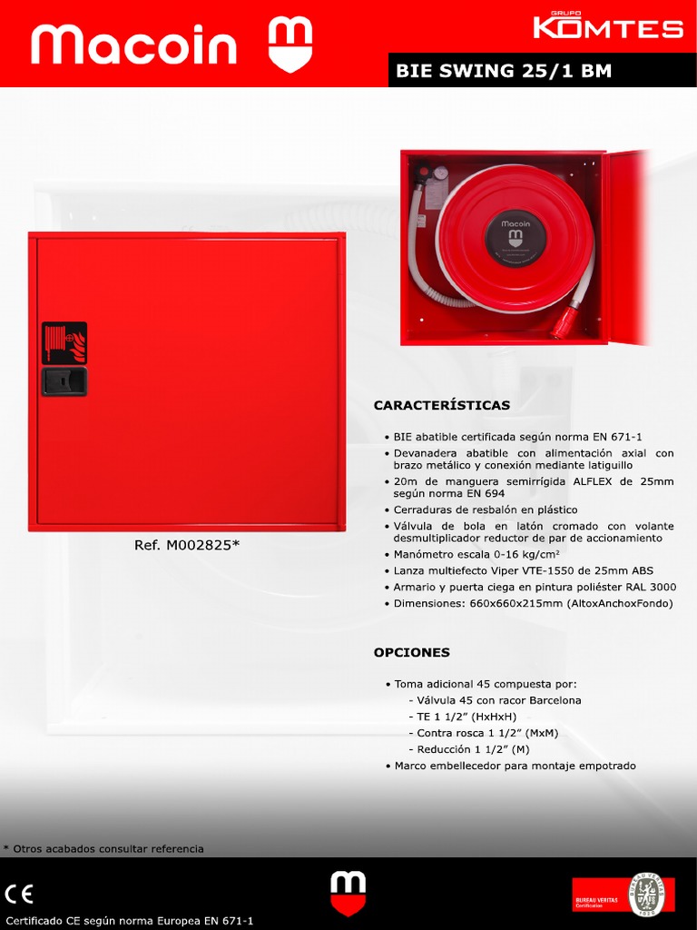 Ficha Tecnica Armario Completo Bie 25 | PDF