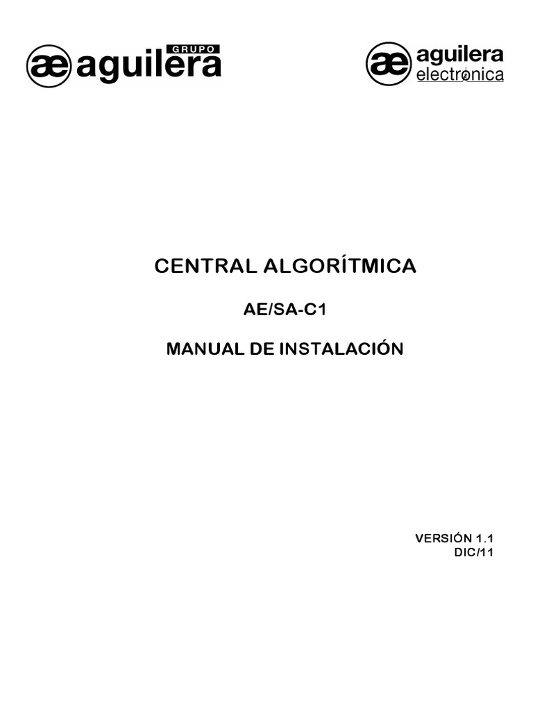 Ae Sa c1 Manual | PDF | Relé | Red de computadoras