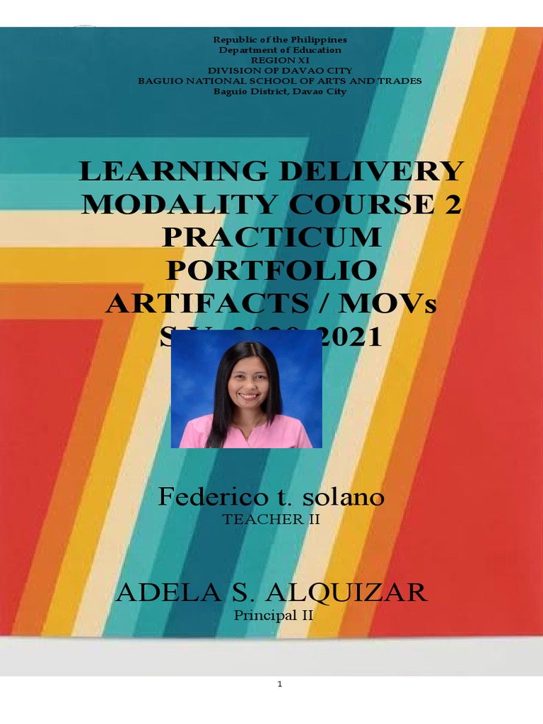 LDM Portfolio Page Layout Ramos | Descargar gratis PDF | Lesson Plan | Educational Technology