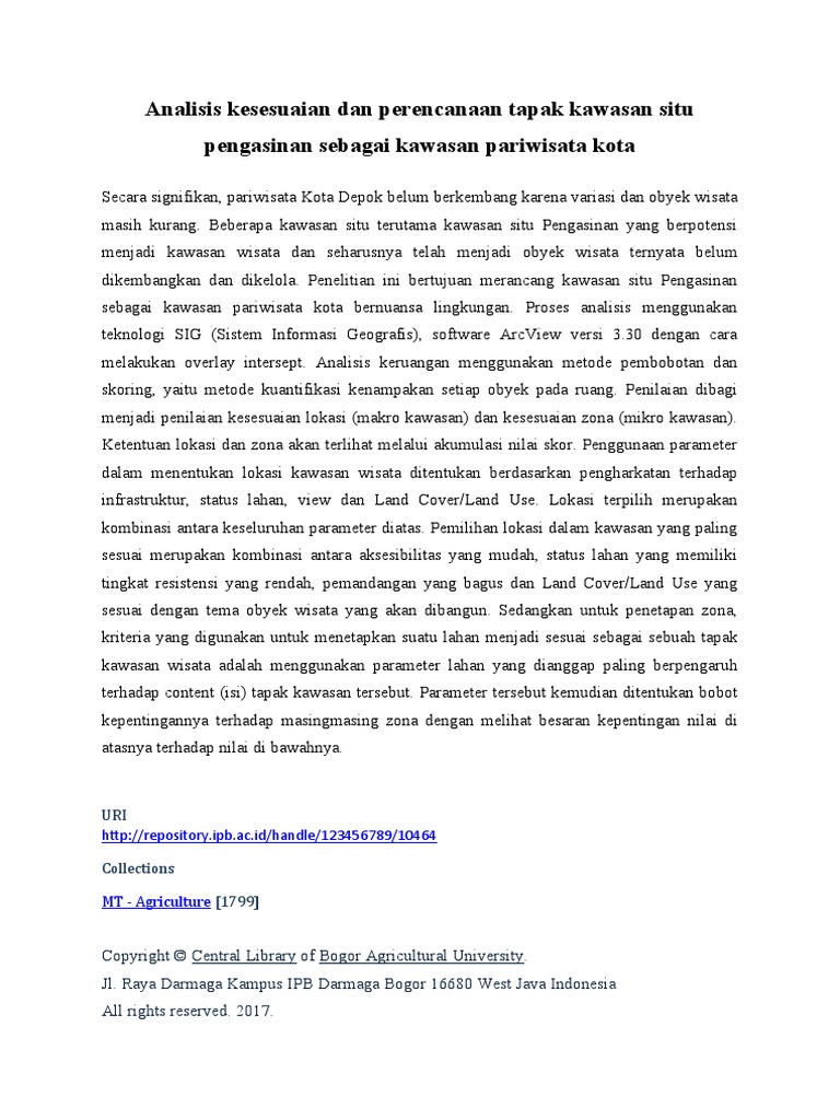 Ipb Repository 1 | PDF