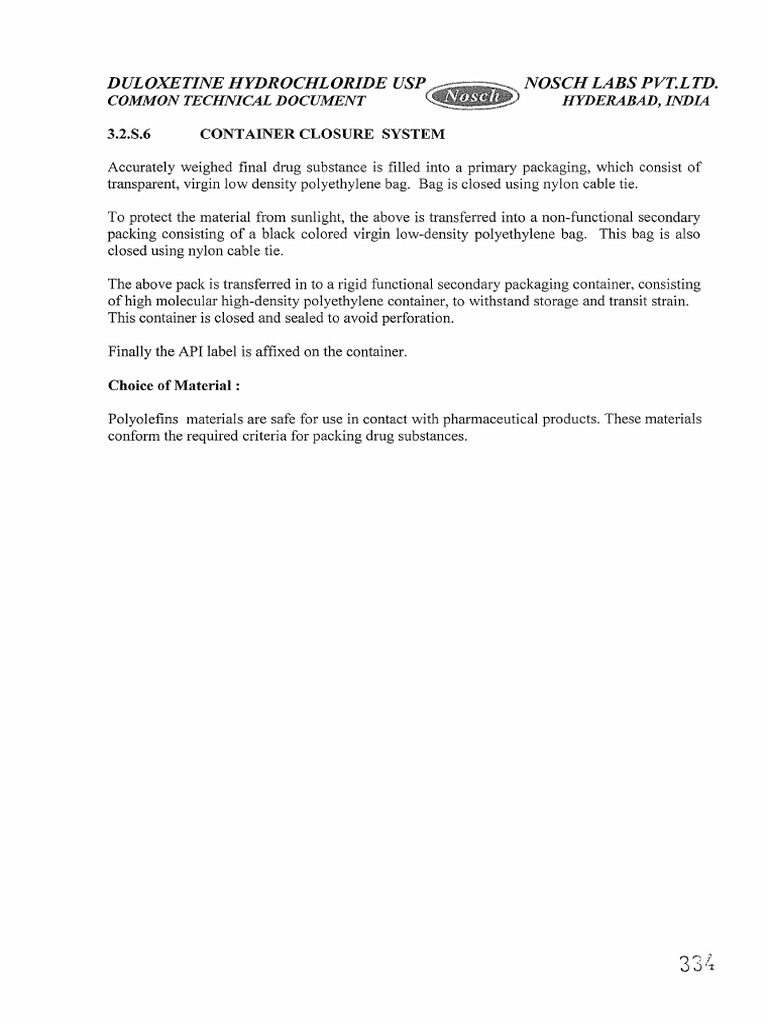 S.6-Container Closure System | PDF | Polyethylene | Polyolefin