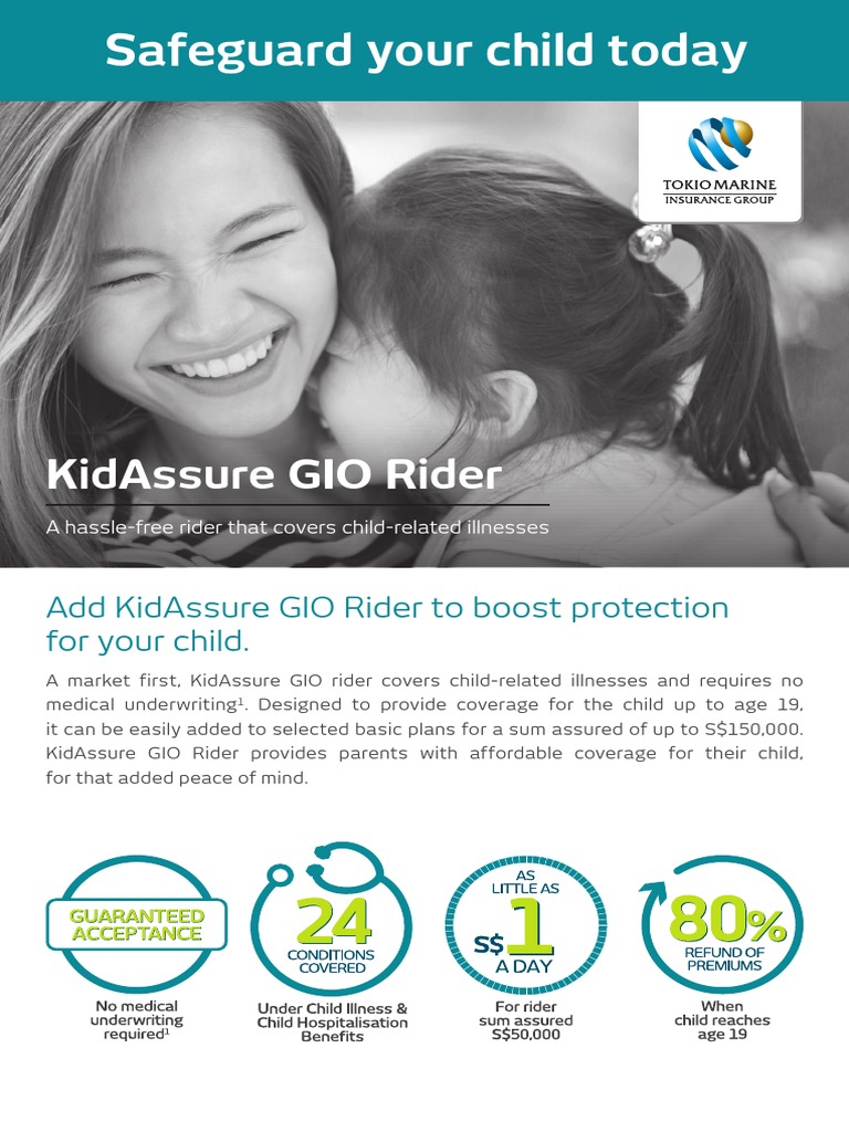 KidAssure GIO Rider Brochure | PDF | Life Insurance | Insurance