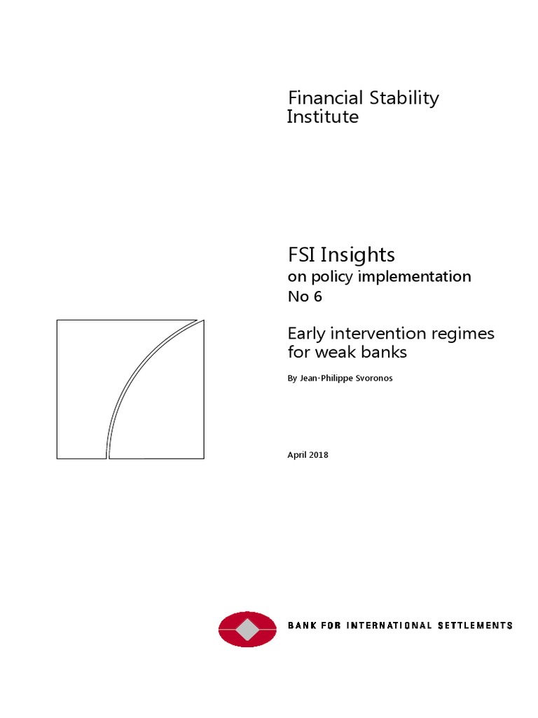 FSI Insights: Financial Stability Institute | PDF | Capital Requirement ...