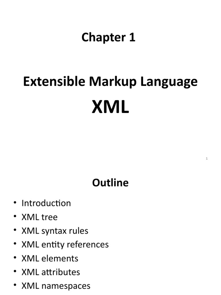 Chapter 1 XML Basic3 | PDF | Uniform Resource Identifier | Html