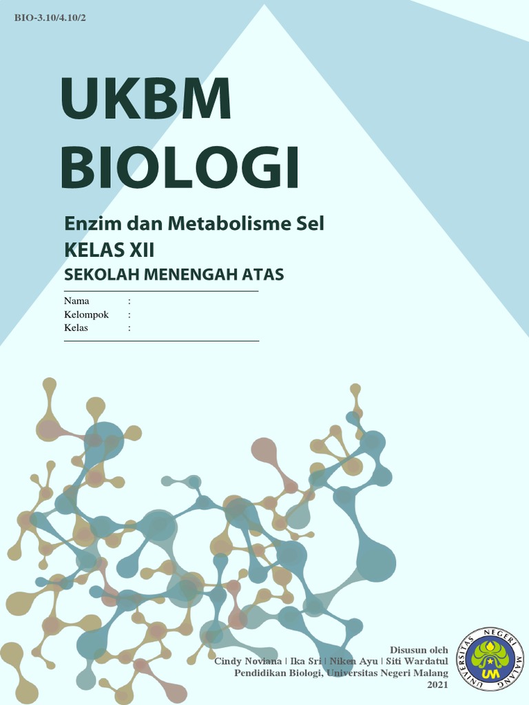 UKBM Enzim Dan Metabolisme Sel | PDF