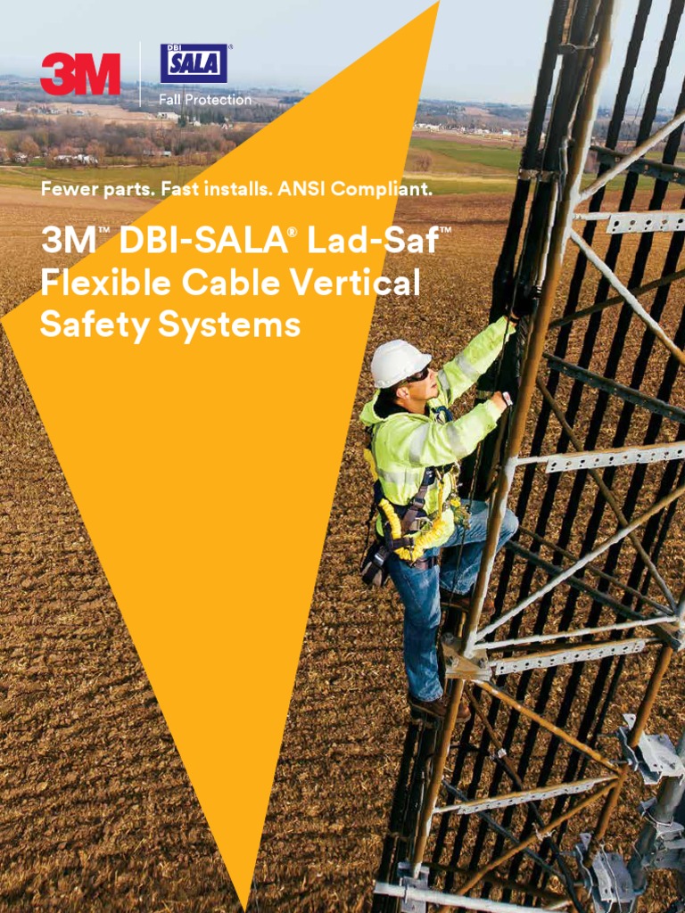 3m Dbi Sala Lad Saf Vertical Lifeline Brochure | PDF | Ladder ...