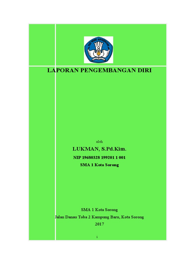 5a. LAPORAN PENGEMBANGAN DIRI Lukman | PDF
