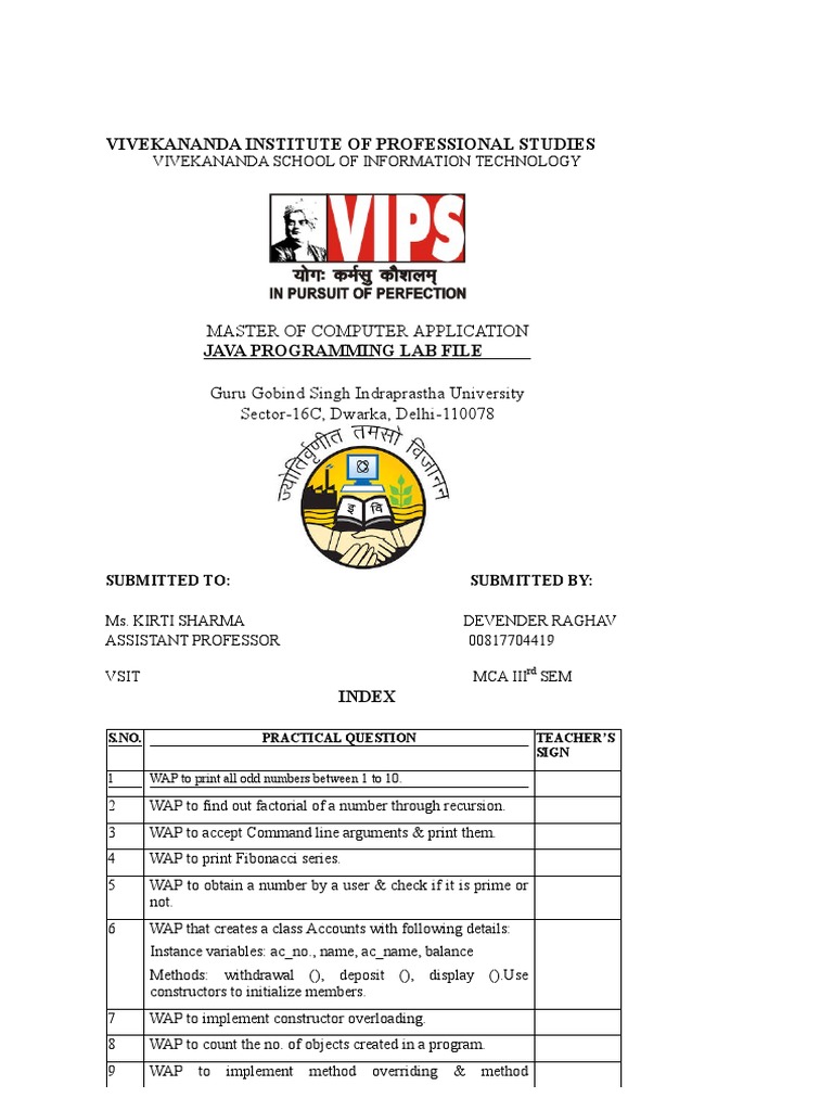 Java Practical File Download Free Pdf Method Computer Programming Inheritance Object