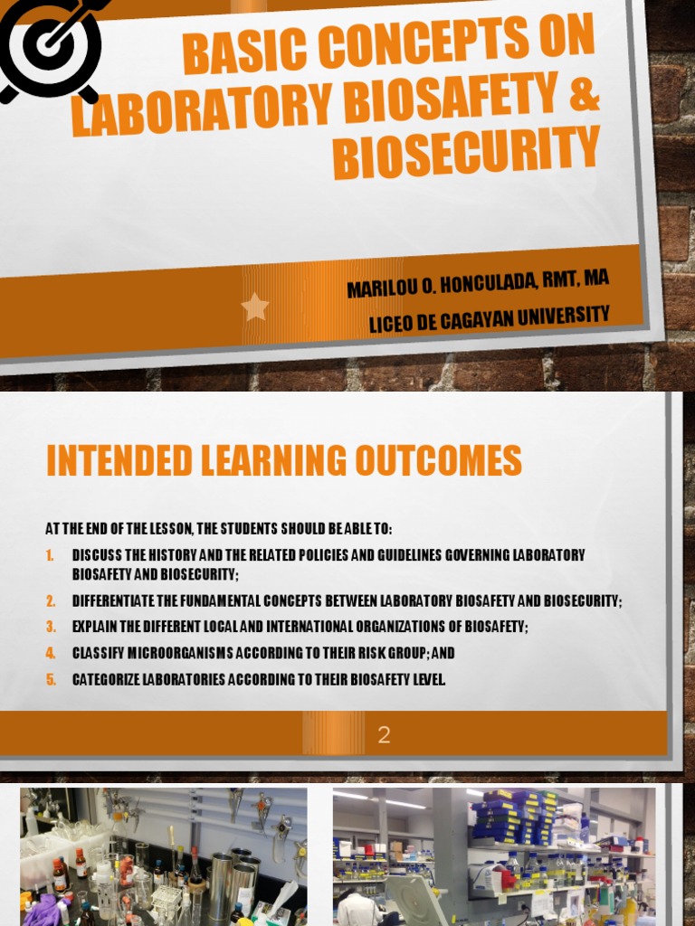 Biosafety and Biosecurity | PDF | Personal Protective Equipment | Safety