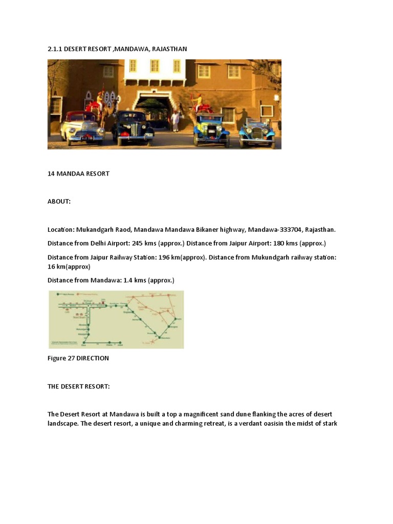 DESERT RESORT Case Study | Download Free PDF | Desert | Economic Sectors