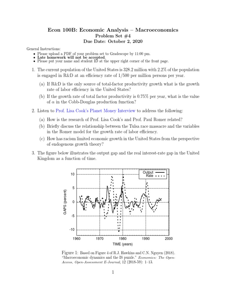 Econ 100B: Economic Analysis - Macroeconomics: Prof. Lisa Cook's Planet Money Interview | PDF ...