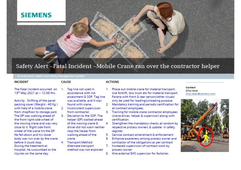 Safety Alert - AIS Fatal Incident | PDF