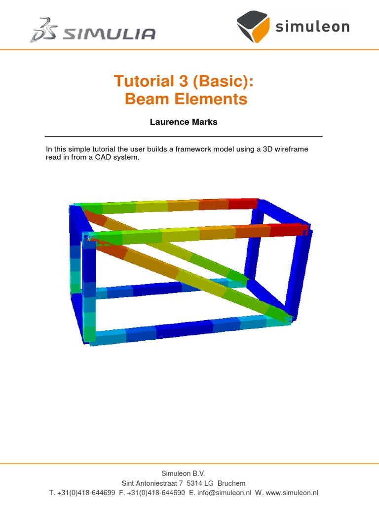 Introduction to Modeling Beam Elements in Abaqus: A Tutorial on ...